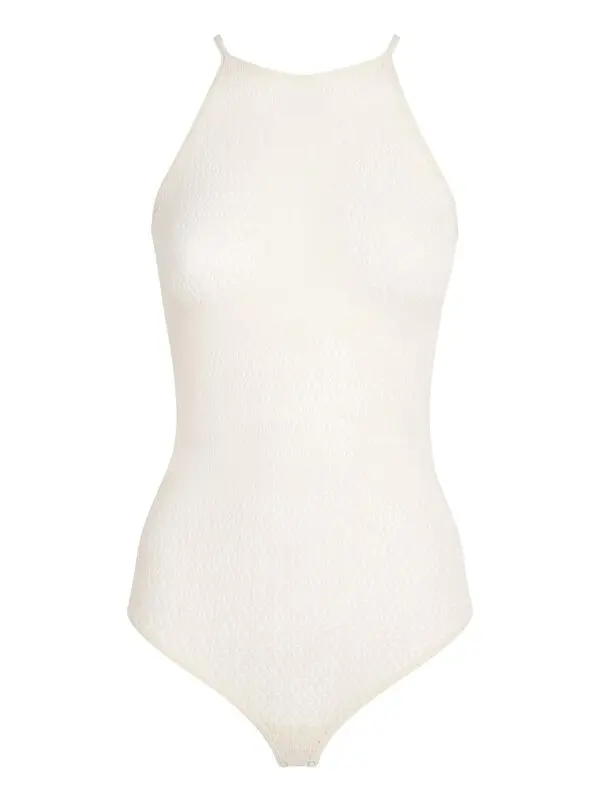 Wolford Net Daisy Bodysuit - Ivory