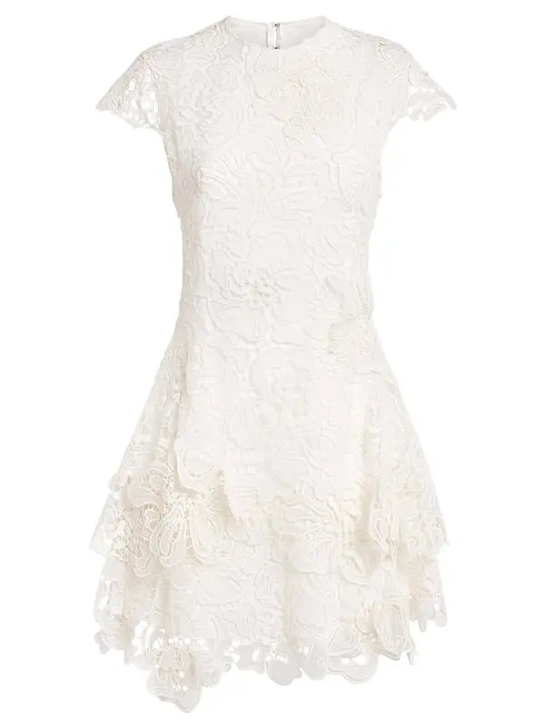 Simkhai Novella Lace Mini Dress - Ivory
