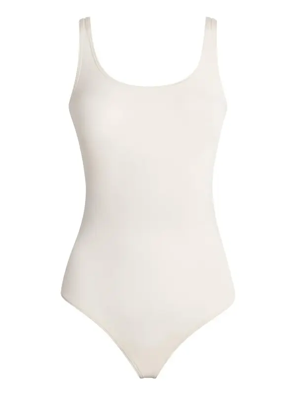 Wolford Cotton-blend Jamaika Bodysuit - Ivory