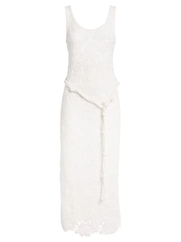 Simkhai Lace Eloise Midi Dress - Ivory