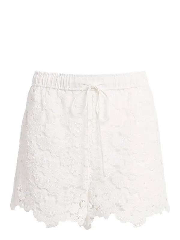 Simkhai Lace Holly Shorts - Ivory
