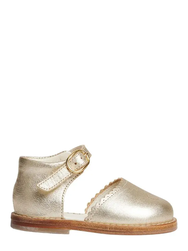 Bonpoint Leather Sandals - Gold