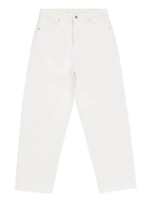 Drole De Monsieur Straight Leg Denim Jeans - White