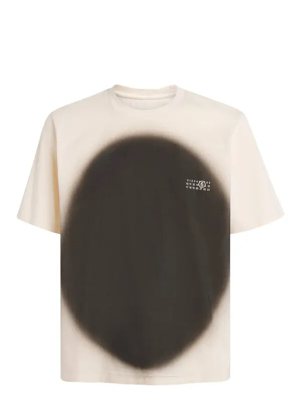 MAISON MARGIELA Blur Print T-shirt - Grey