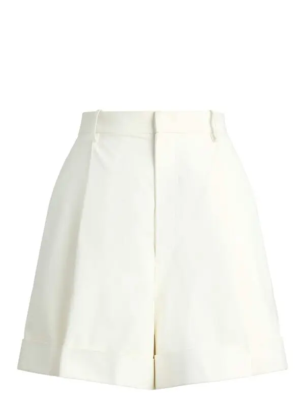 Ralph Lauren Suede Hannes Shorts - White