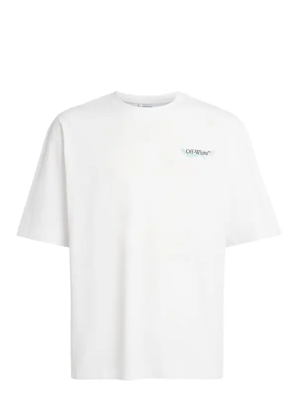 Off-White Cotton Moon Arrows T-shirt - White