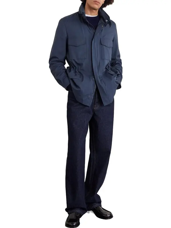 Loro Piana Traveller Shell Jacket - Blue