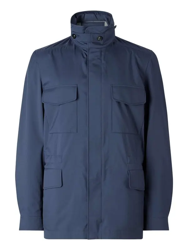 Loro Piana Traveller Shell Jacket - Navy