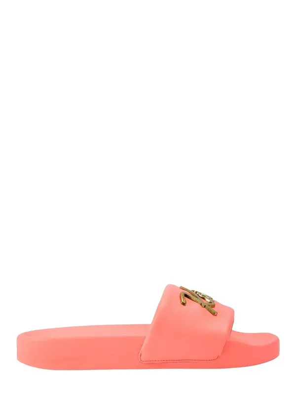 Kurt Geiger Meena Logo Slides - Pink
