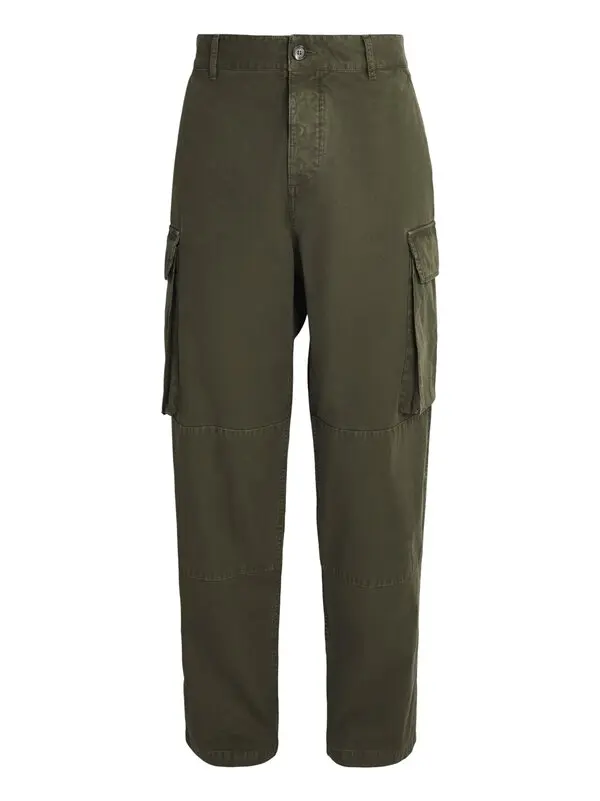 JW Anderson Cotton Cargo Trousers - Green