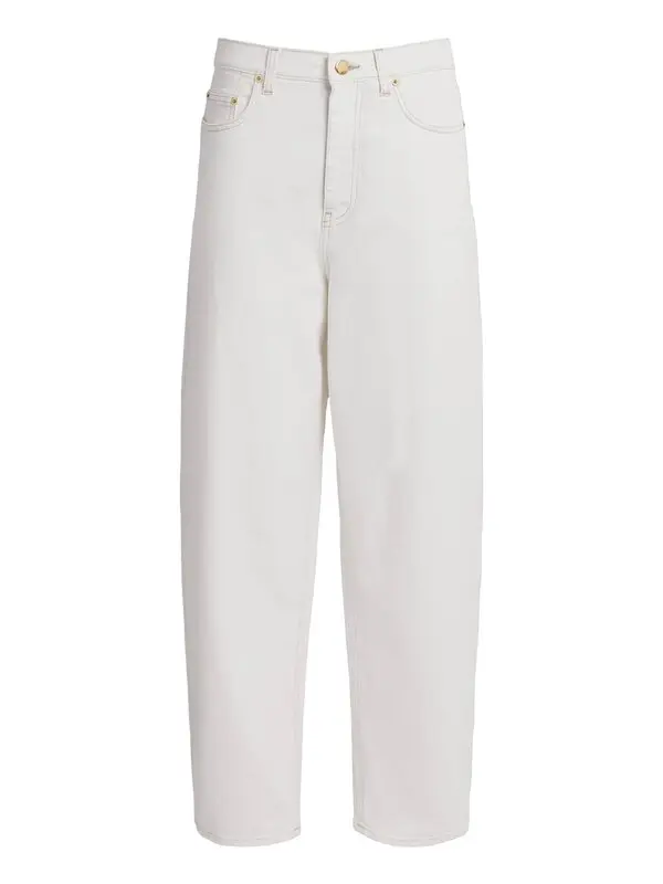 Fabiana Filippi Stretch High-waist Wide Leg Jeans - White