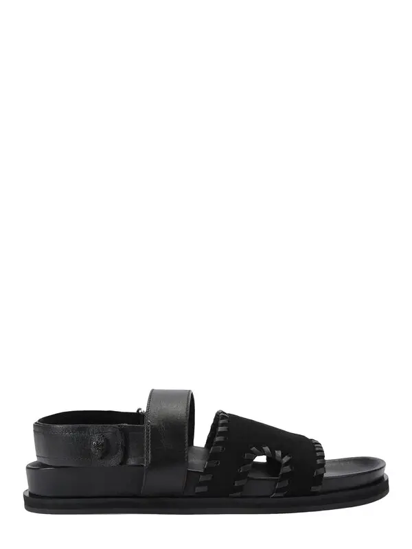Kurt Geiger Suede Baker Sandals - Black