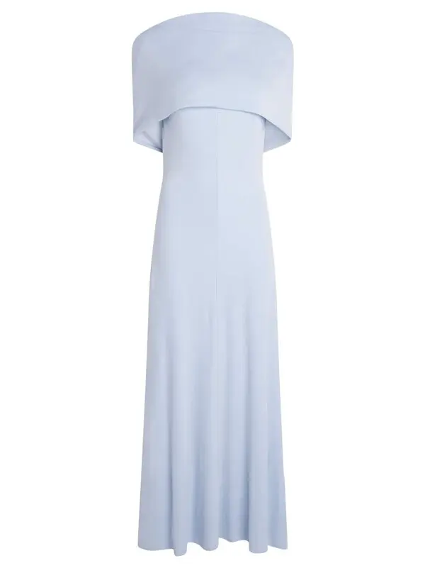 ESSE STUDIOS Halterneck Solina Maxi Dress - Blue