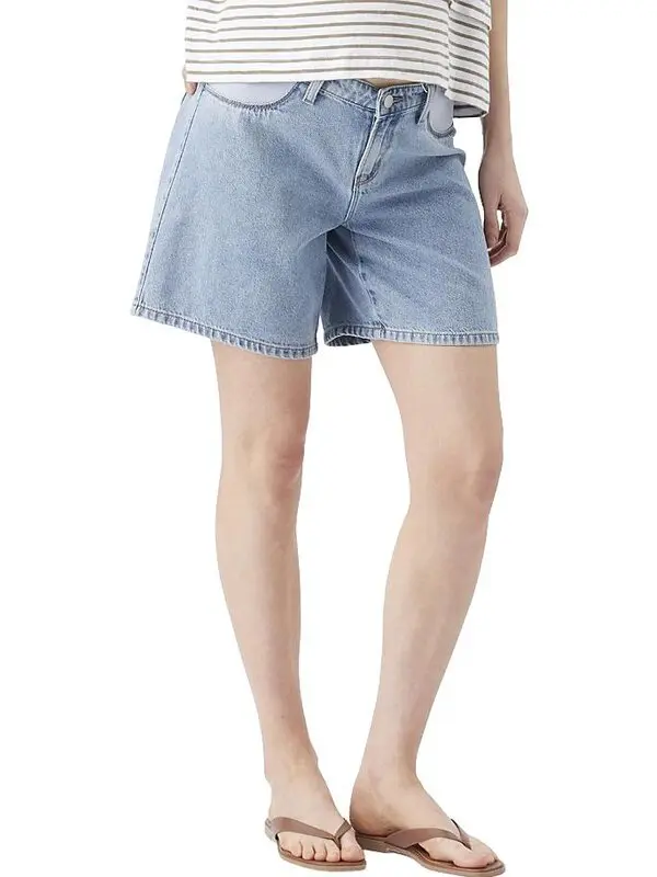 RIPE MATERNITY Dion Denim Short - True Fade