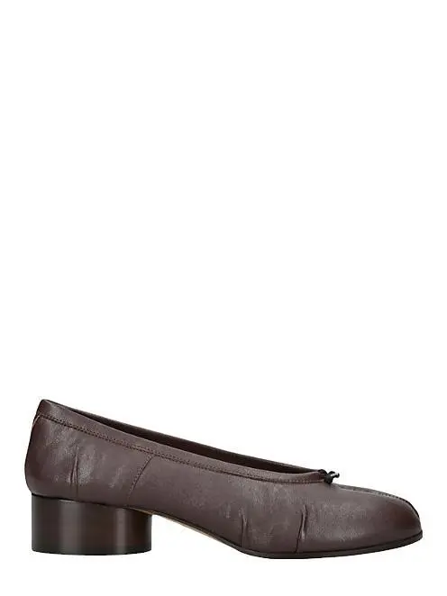 MAISON MARGIELA Tabi Ballerina Heeled Leather Shoes - Other