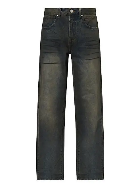 BASKETCASE Lax Straight-leg Denim Jeans - Washed Blue