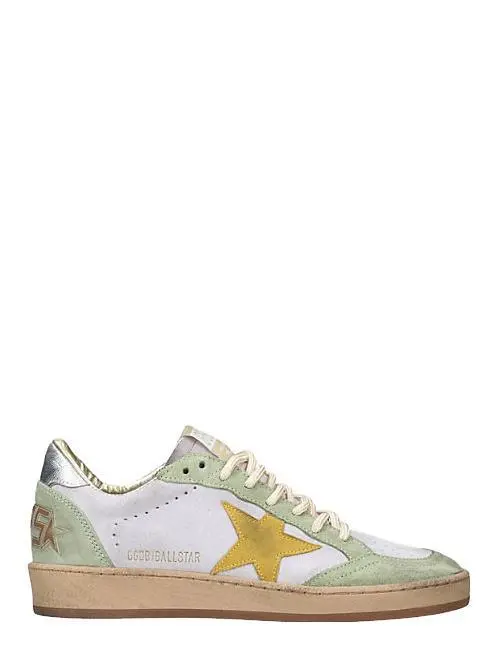 GOLDEN GOOSE Ball Star 83251 Suede Trainers - Lilac