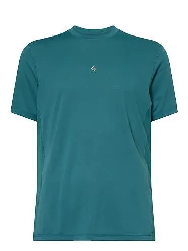 247 BY REPRESENT Numbers Graphic Print Stretch-jersey T-shirt - Teal