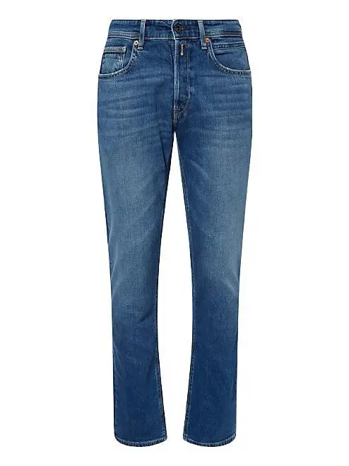 REPLAY Grover Straight-fit Stretch-denim Jeans - Blye