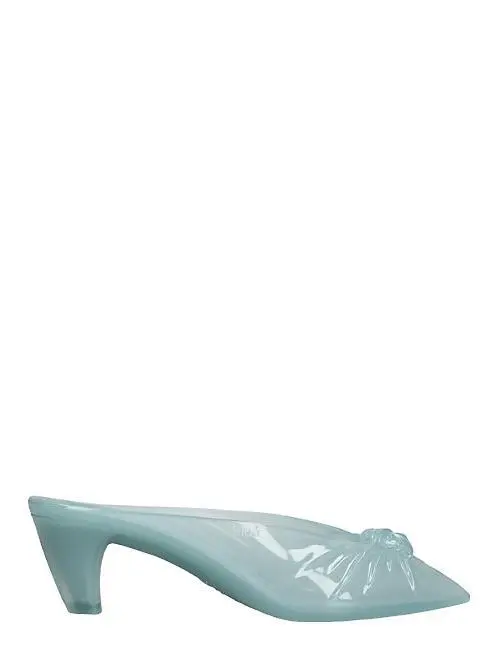 Chloé Square-toe Heeled Mules - Turquoise