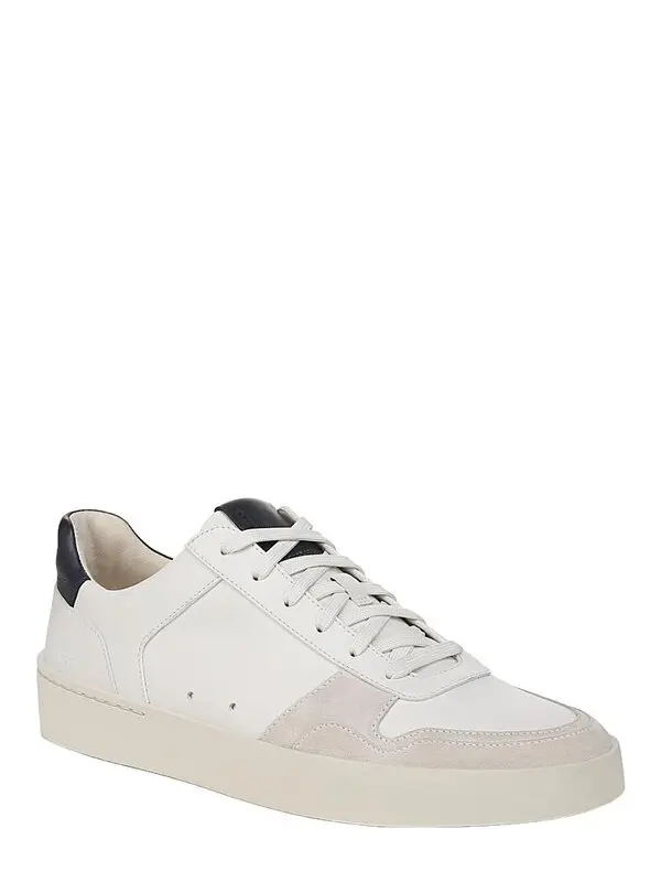 Vince Peyton Lace Up Sneakers - Chalk White