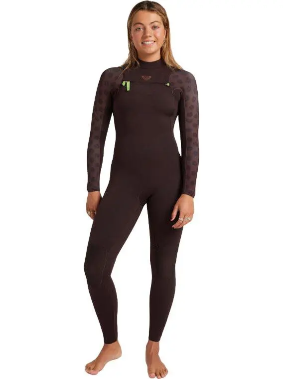 Roxy 3/2mm Elite Chest Zip Fullsuit - Coconut Shell