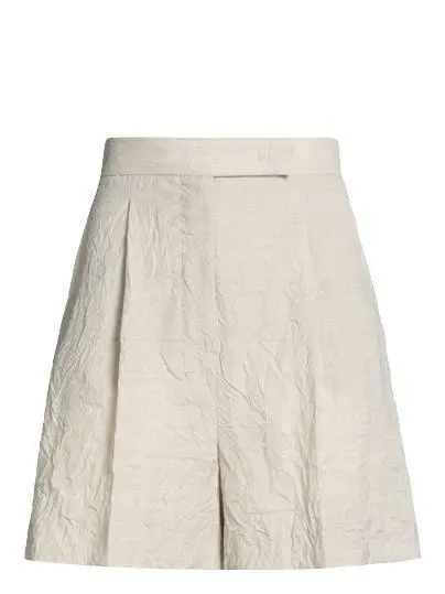 Max Mara Sfilata Virgin Wool Shorts - Beige