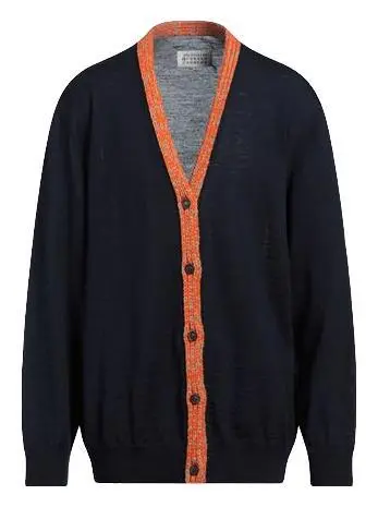MAISON MARGIELA Midnight Wool Cardigan - Blue