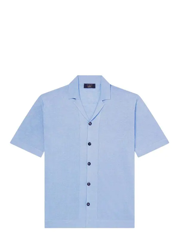 SLOWEAR Incotex Zanone Icelino Polo Shirt - Blue