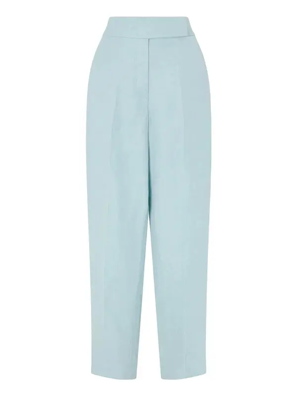 JOSEPH Aix Twill Straight-leg Pants - Blue