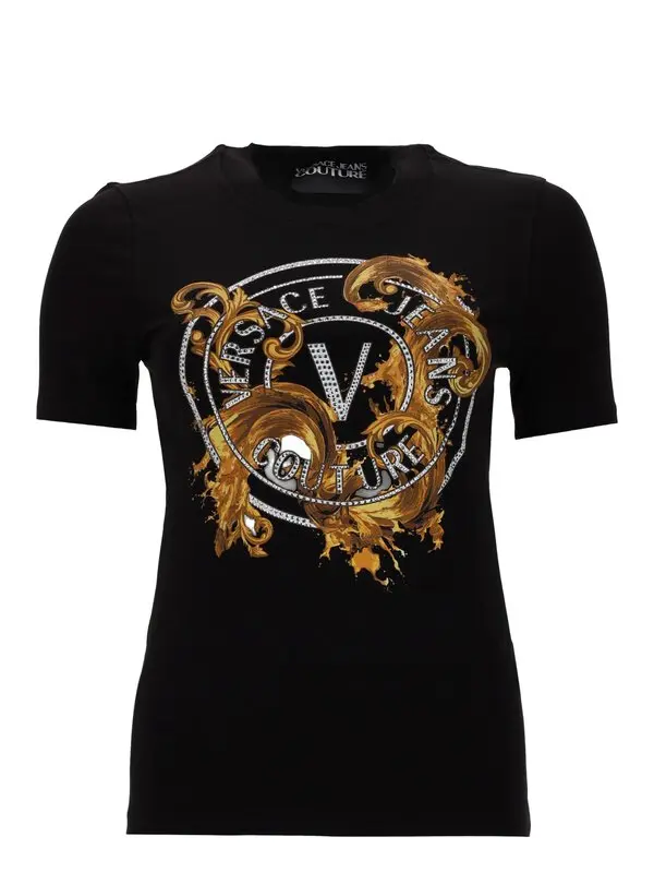 Versace Printed T-shirt - Black