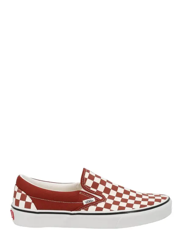 VANS Checkerboard Slip-on Sneakers - Bordeaux