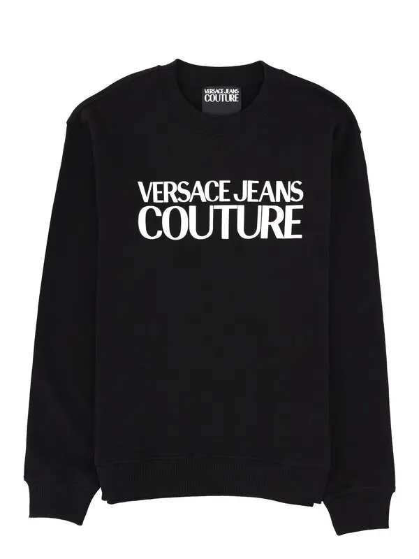 Versace Felpa Con Logo - Black