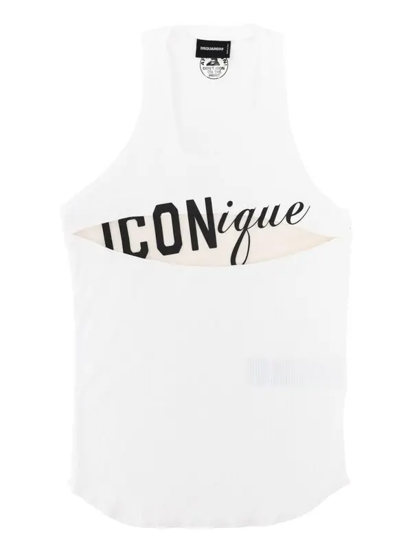 Dsquared2 Top "cut-out - White
