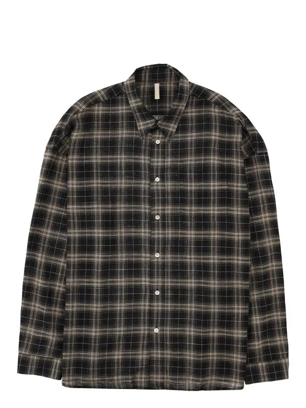 SUNFLOWER Camicia A Quadri - Black