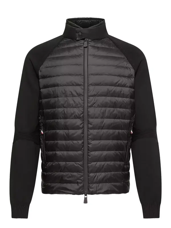Moncler Cardigan Imbottito - Black