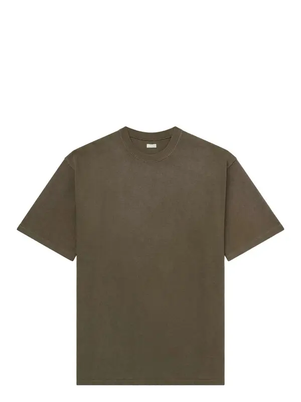 A.PRESSE Vintage Cotton-jersey T-shirt - Green