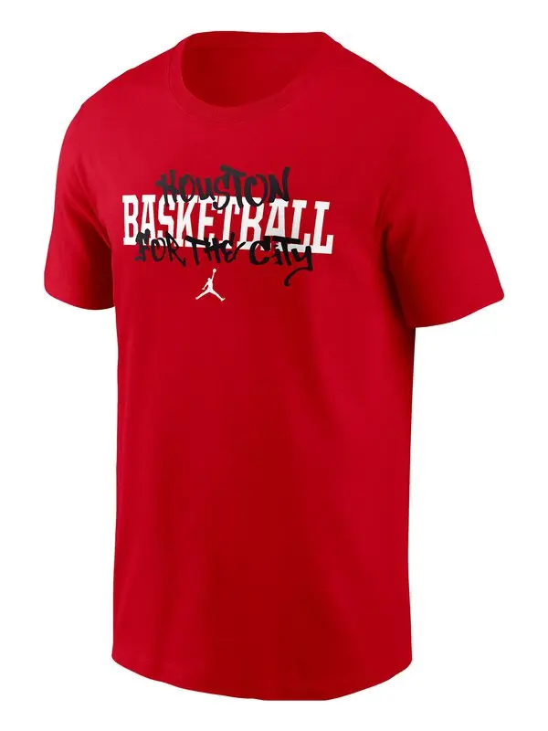 Nike Houston Cougars Ncaa Cotton T-shirt - Red