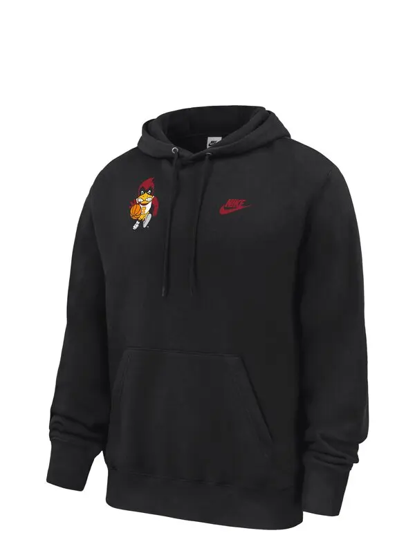 Nike Iowa State Cyclones Club Fleece Ncaa Pullover Hoodie - Black