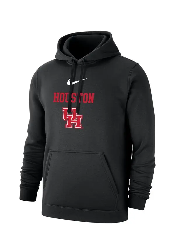 Nike Houston Club Fleece College Hoodie - Black