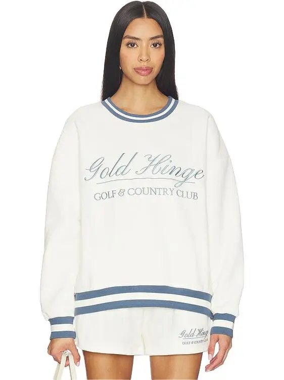 GOLD HINGE Country Club Sweatshirt - Cream