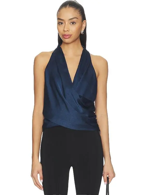 Heartloom Kary Wrap Top - Indigo