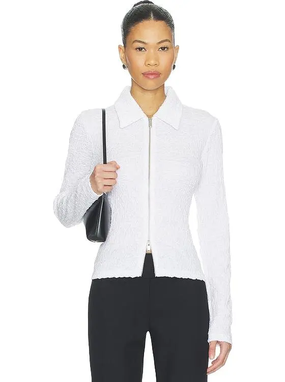 SAMSOE SAMSOE Sadaisy Zip Blouse - White