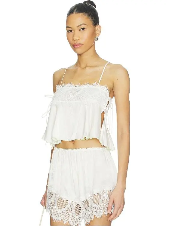 Free People Sweet Love Cami - White Alyssum