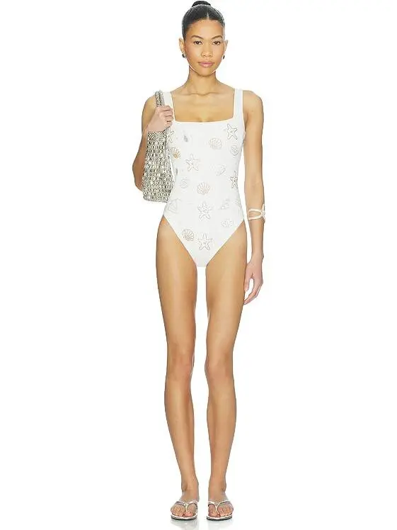 Show Me Your Mumu Italia One Piece - Salt Shells Embellishment