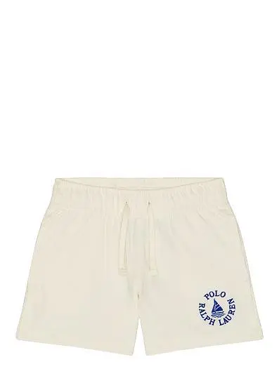 Polo Ralph Lauren Jersey Knit Sail Graphic Short - Deckwash White