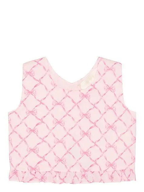 LoveShackFancy Baby Nue Top - Pink Peppermint
