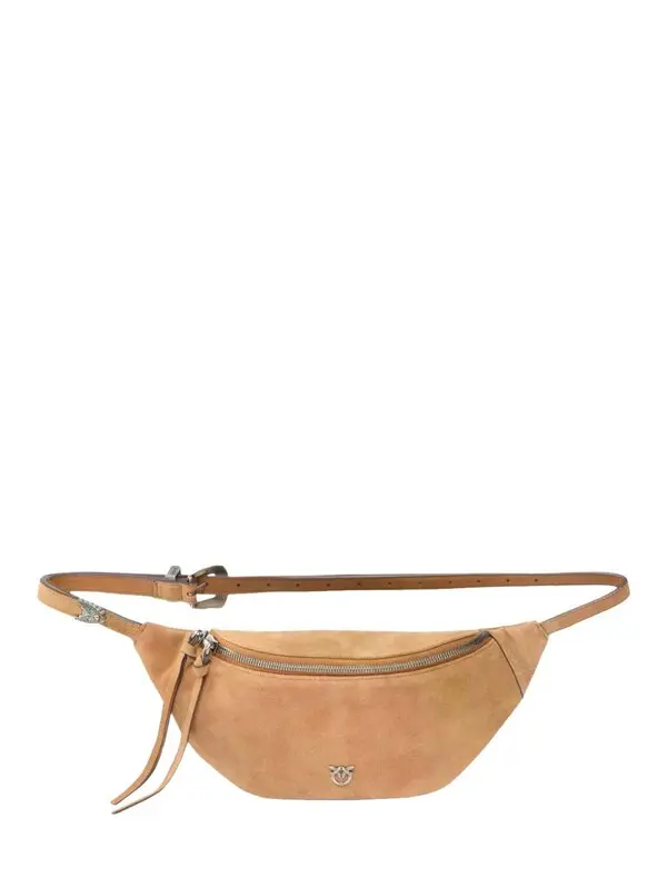 Pinko Lambskin Belt Bag - Neutrals