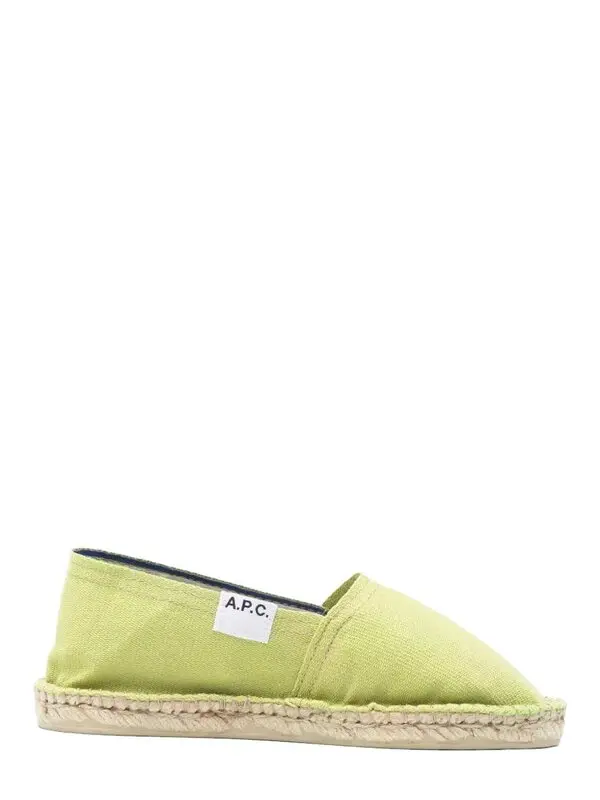A.p.c. Woven Espadrilles - Green