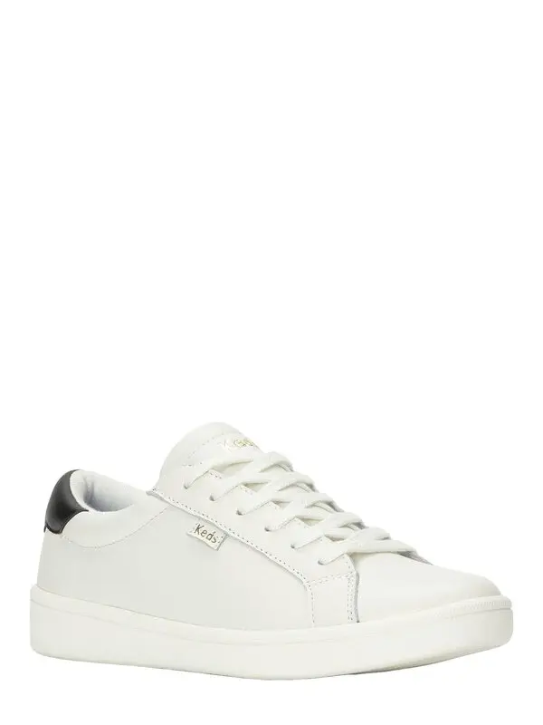Keds® Ace Ii Leather Sneaker - White/black
